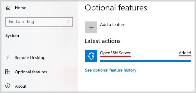 Windows 10/11: Using GUI to Install SSH Server | peerobyte.com